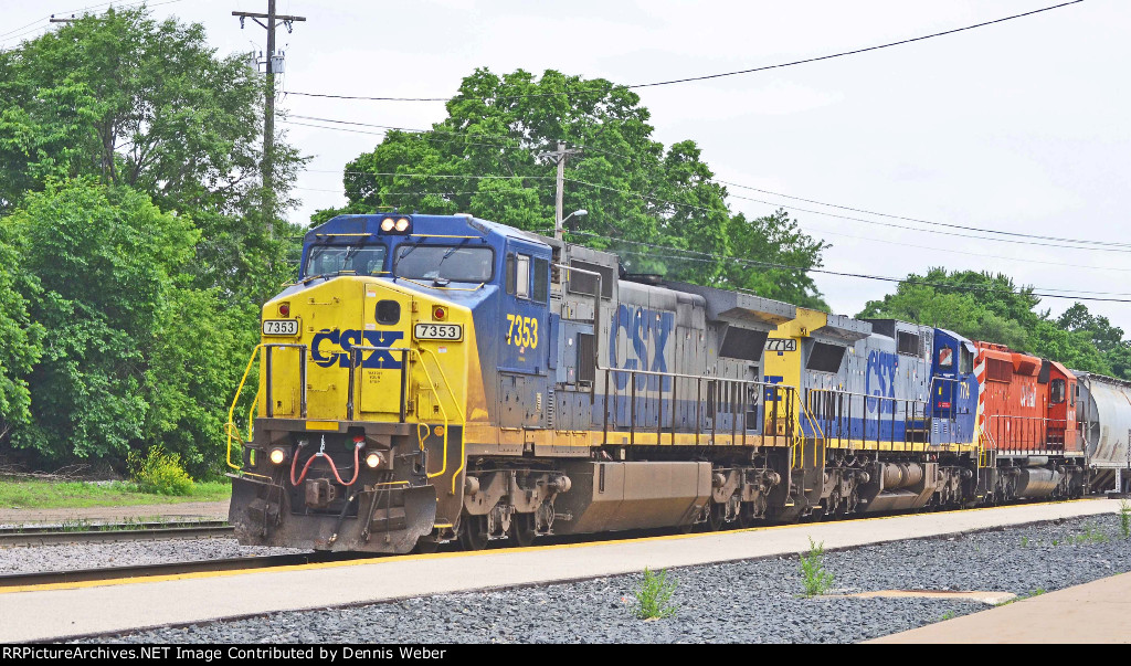 CSX 391, CSX-7353 CP's Tomah Sub.